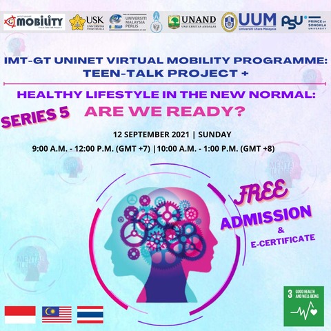 Pamflet Participant IMT-GT UNINET Virtual Mobility Program Teen Talk Project+ Series 5 ...